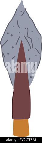 indigenous arrowhead cartoon vector illustration Stock Vector Image ...
