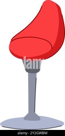rustic bar stool cartoon vector illustration Stock Vector Image & Art ...