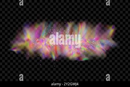 Explosions of color powder.Background of an explosion of colorful smoke ...