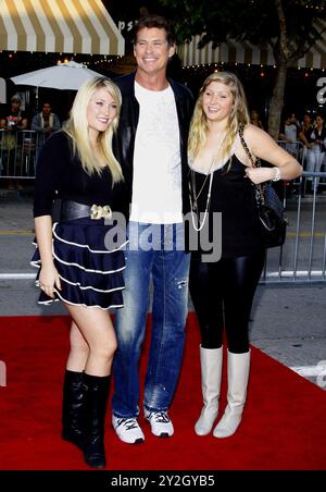 David Hasselhoff Step Brothers Premiere- Arrivals held at Mann Village ...