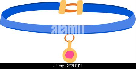 jewelry chokers for women cartoon. trendy necklace, style elegant ...