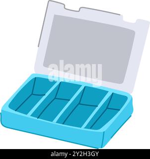 drawers craft organizer cartoon vector illustration Stock Vector Image ...