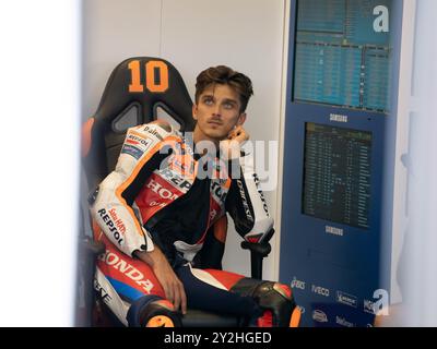 10 MARINI Luca (ita), Honda HRC Castrol, Honda RC213V, action during ...