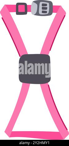 secure luggage strap cartoon vector illustration Stock Vector Image ...