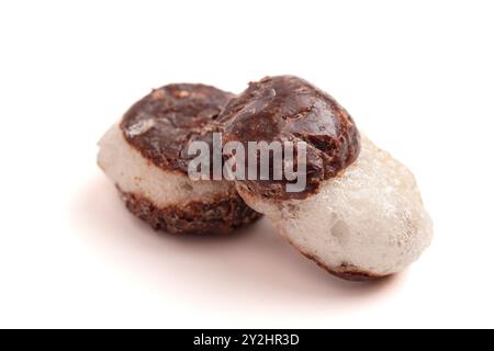 Freeze Dried Chocolate Covered Cream Filled Mint Candy Pieces Stock ...