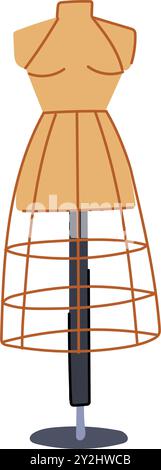 bespoke mannequin tailor cartoon vector illustration Stock Vector Image & Art - Alamy