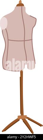 stitching mannequin tailor cartoon vector illustration Stock Vector Image & Art - Alamy
