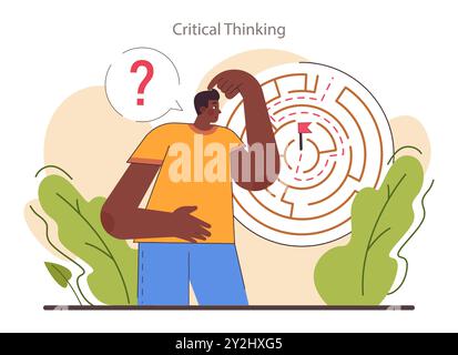 Character adaptability and flexibility. Employee with problem solving ...