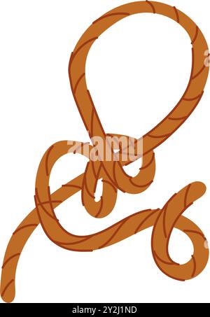 binding rope knot cartoon vector illustration Stock Vector Image & Art ...