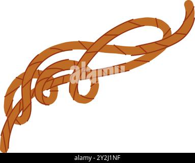 tension rope knot cartoon vector illustration Stock Vector Image & Art ...