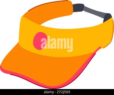 sunshade visor cap cartoon vector illustration Stock Vector Image & Art ...
