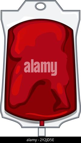 platelets blood donor bag cartoon vector illustration Stock Vector ...