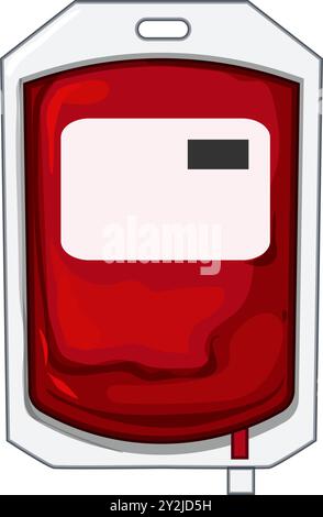 platelets blood donor bag cartoon vector illustration Stock Vector ...