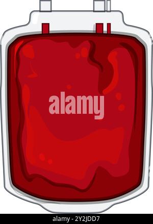 platelets blood donor bag cartoon vector illustration Stock Vector ...