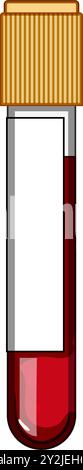 centrifuge blood test vial cartoon vector illustration Stock Vector ...