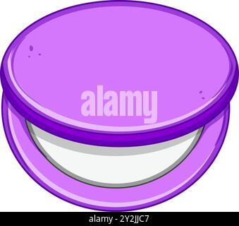 handheld compact mirror cartoon vector illustration Stock Vector Image ...