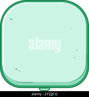 handheld compact mirror cartoon vector illustration Stock Vector Image ...
