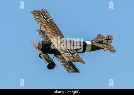 Fokker D.VII a German single seat fighter aircraft used by the Imperial ...