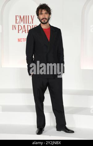 Eugenio Franceschini attends 'Emily In Paris' Season Five Netflix Paris ...