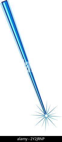 focus laser beam cartoon vector illustration Stock Vector Image & Art ...