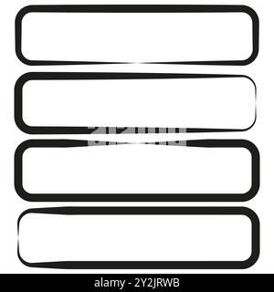 Shape of rounded rectangle, abstract geometric background pattern ...