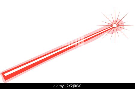 focus laser beam cartoon vector illustration Stock Vector Image & Art ...