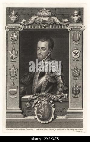 Coat of arms of Philip II of Spain Stock Photo - Alamy