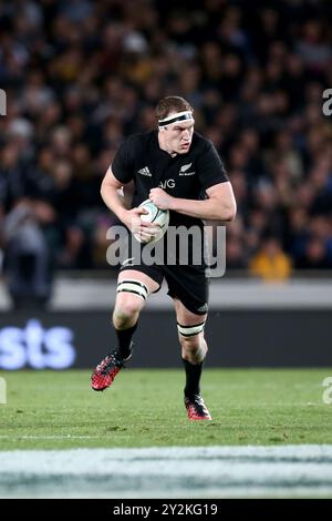 All Blacks player Brodie Retallick in action during the Rugby World Cup ...