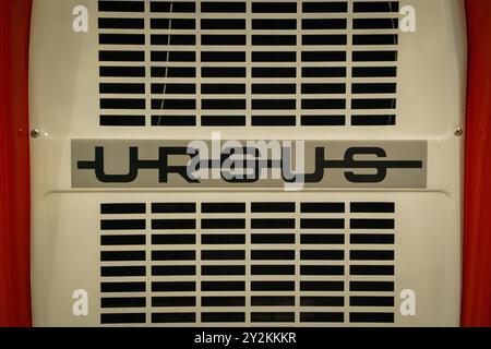 Ursus Logo on Tractor Grille Stock Photo - Alamy