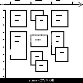 timeboxing time management line icon vector illustration Stock Vector ...