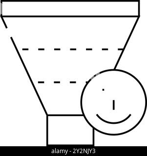 hot leads line icon vector illustration Stock Vector Image & Art - Alamy