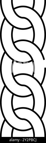 curb chain line icon vector illustration Stock Vector Image & Art - Alamy