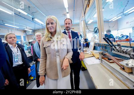 Storen 20240911. Norwegian Crown Prince Haakon and Crown Princess Mette ...