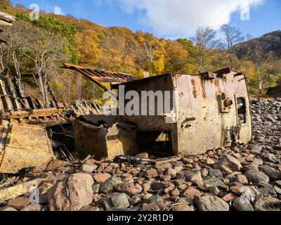 Shipwreck Lower Diabaig West Coast Scotland Stock Photo - Alamy
