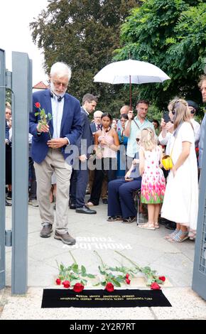Pictured Eduard Tugendhat, a descendant of the Tugendhat family, pays ...