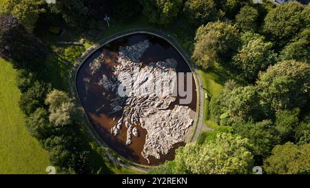 Great Polish Map of Scotland in Eddleston, Scottish Borders Stock Photo ...