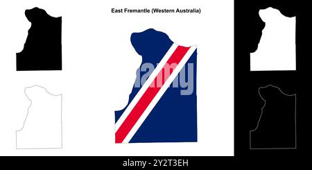 Fremantle (Western Australia) outline map set Stock Vector Image & Art ...