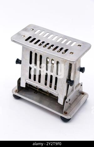 Vintage Retro toaster isolated on white background Stock Photo - Alamy