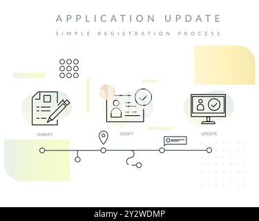 Job Application Process - Illustration as EPS 10 File Stock Vector ...