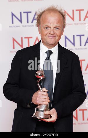 Toby Jones, winner of the Best Drama Performance Award for his role in ...