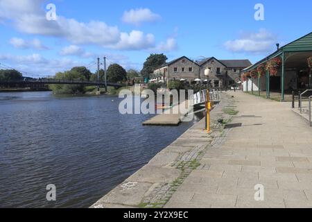 Early autumn view of Exeter quay, Devon, England, UK Stock Photo - Alamy