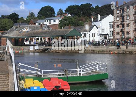 Early autumn view of Exeter quay, Devon, England, UK Stock Photo - Alamy
