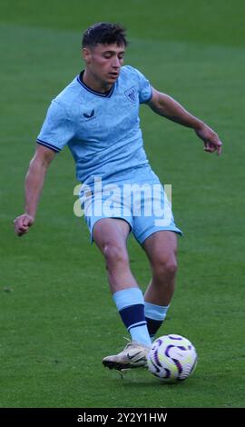 Athletic Club de Bilbao's Iker Muniain in action during the Spanish La ...