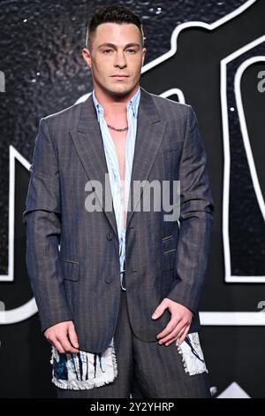 Colton Haynes walking the red carpet at the 28th Annual Elton John AIDS ...