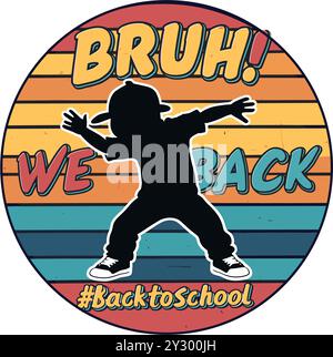 1st Grade Vibes Back to school typography t shirt design Stock Vector ...