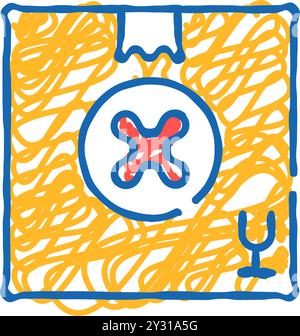 undelivered package box color icon vector. undelivered package box sign ...