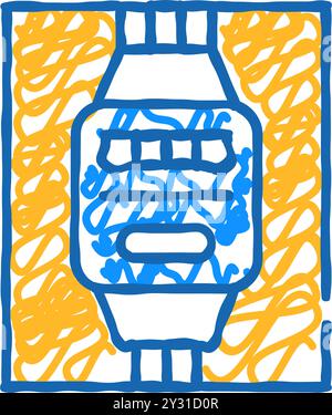 electric meter icon doodle illustration Stock Vector Image & Art - Alamy