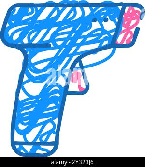 resistance thermometer icon doodle illustration Stock Vector Image ...