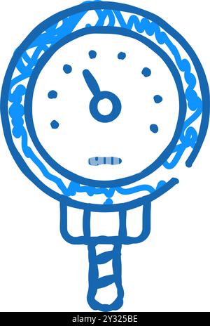 resistance thermometer icon doodle illustration Stock Vector Image ...