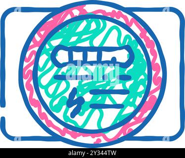 electric meter icon doodle illustration Stock Vector Image & Art - Alamy